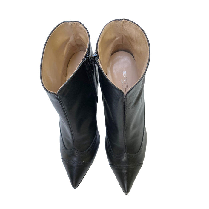 Dalila, lo stivaletto in Vitello Nero | Made in Italy -STELE